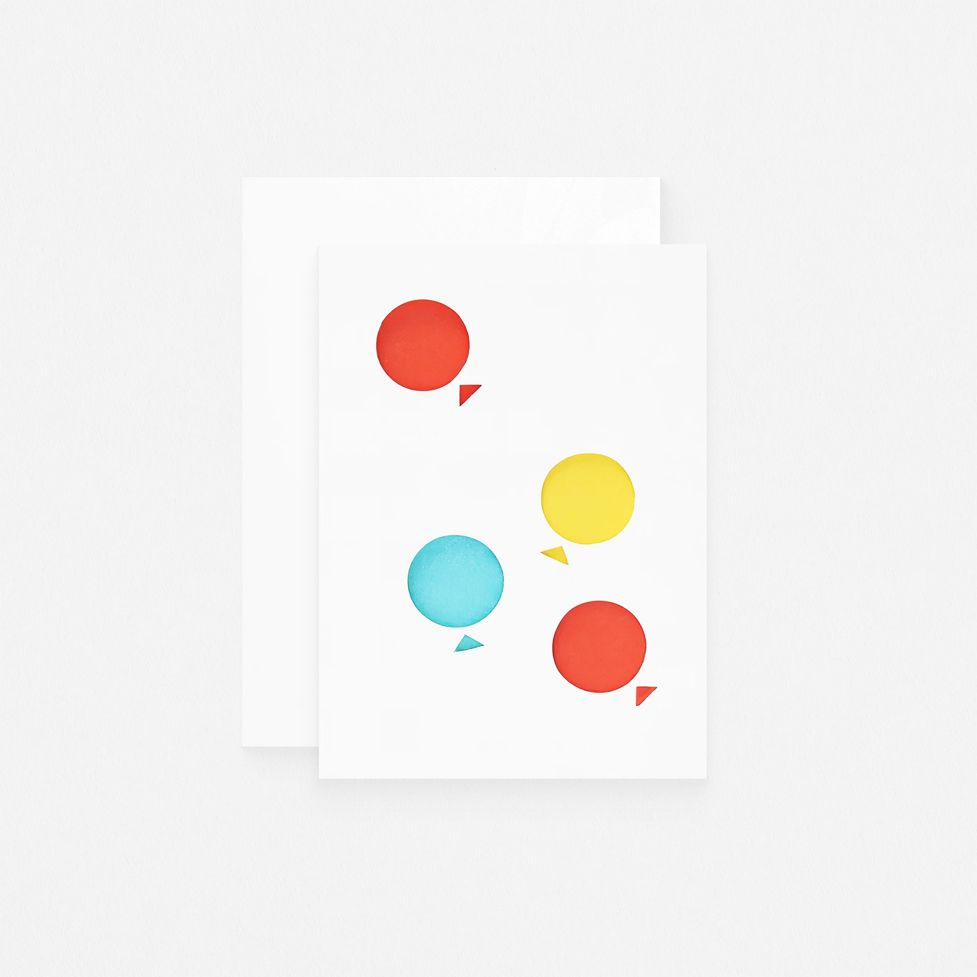 NIneteen Seventy Three Blow Balloons Die-Cut Birthday Card