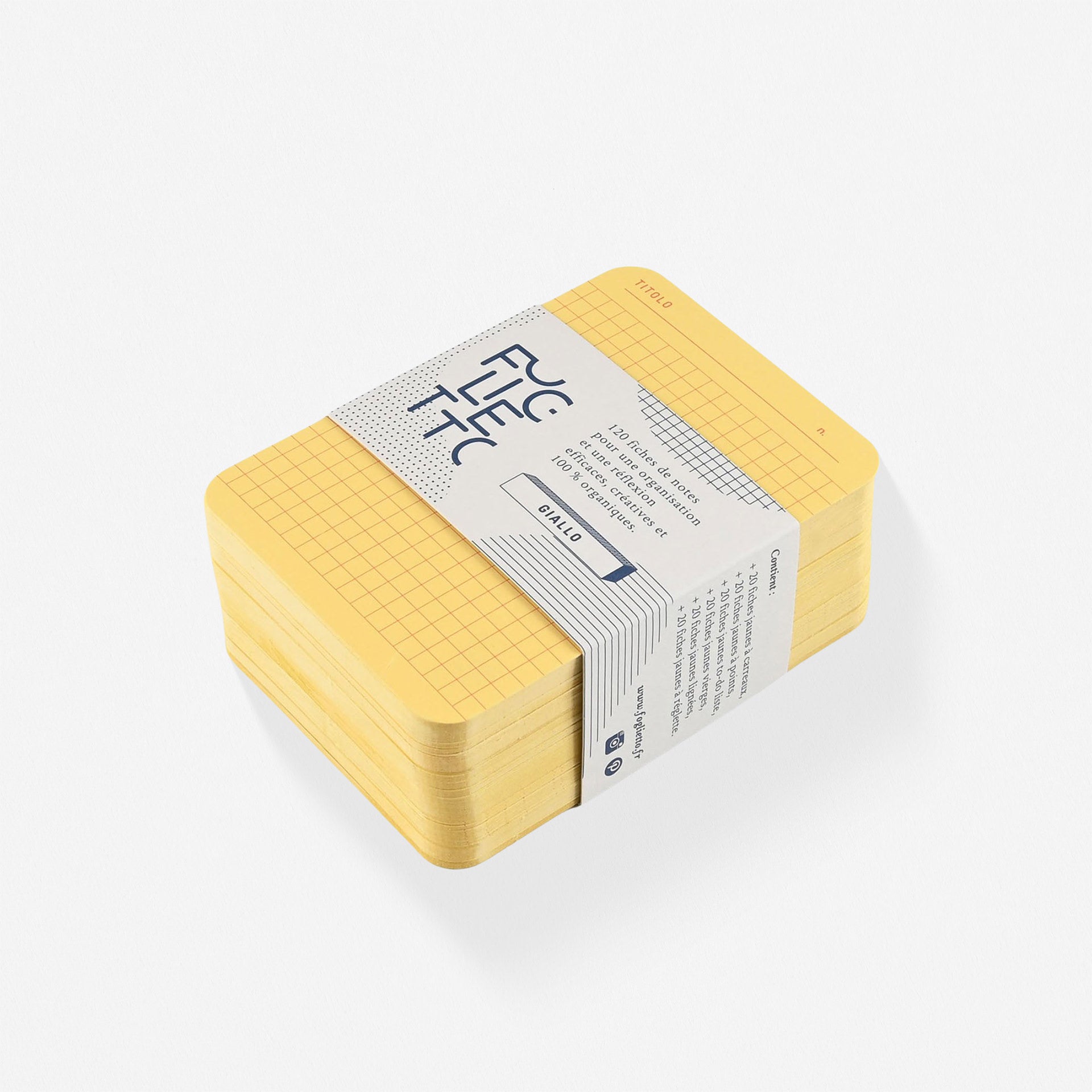 Foglietto Assorted Formats Memo Cards A7 Yellow