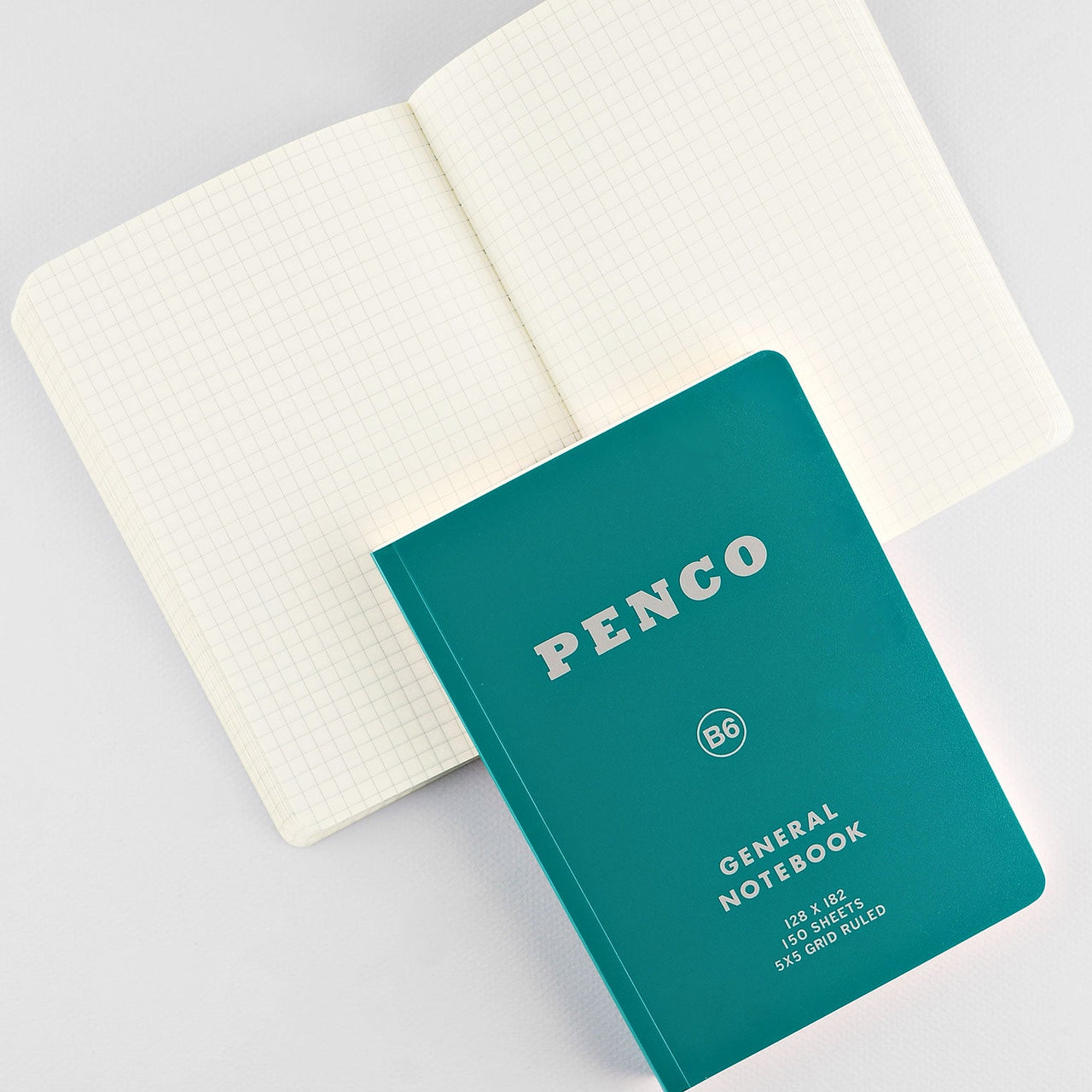 Hightide Penco General Notebook Grid B6 | 5 Colors