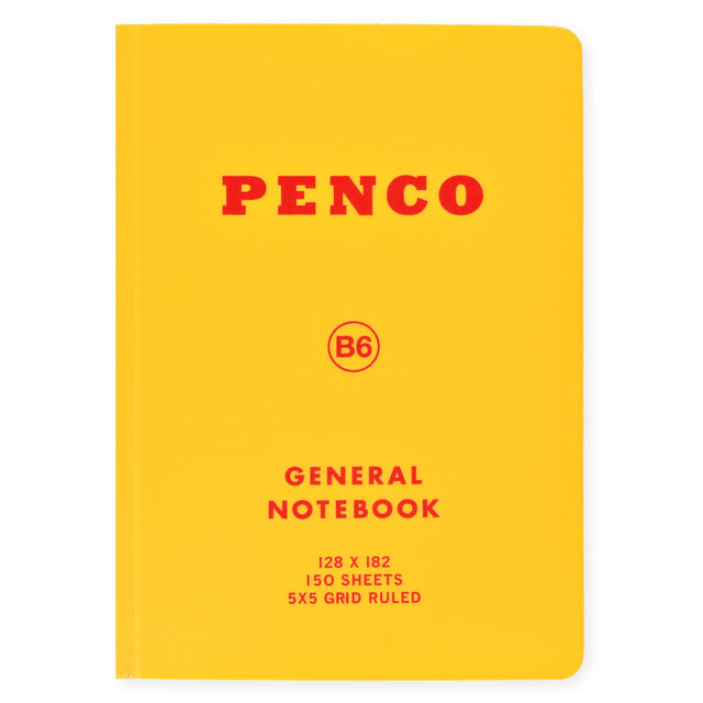 Hightide Penco General Notebook Grid B6 | 5 Colors