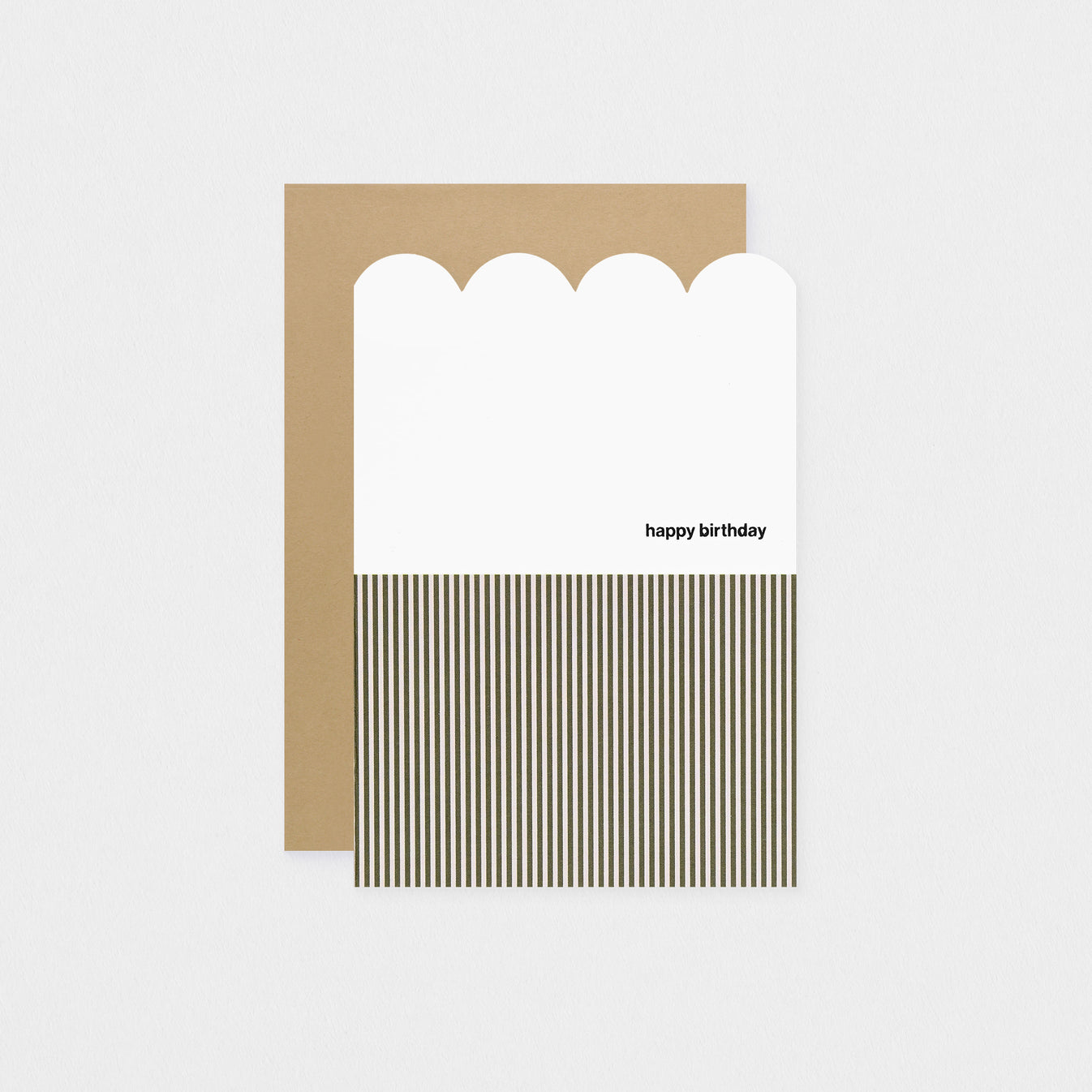 Kinshipped Happy Birthday Scallop Greeting Card – GREER Chicago