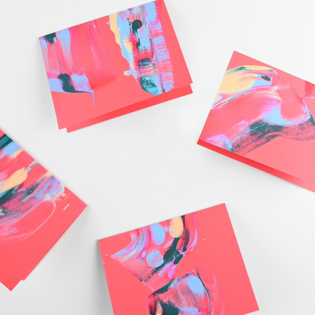 Elum Collage Garden Folded Note Cards Boxed