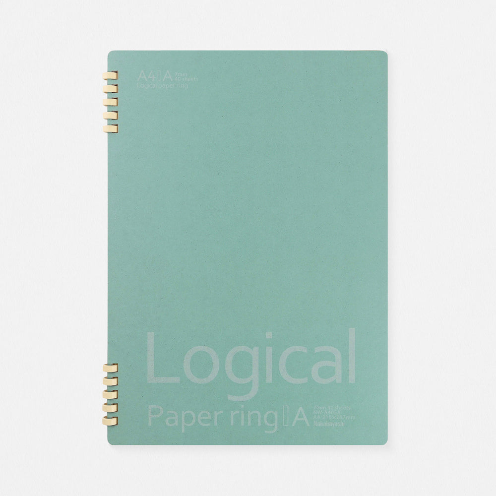 Nakabayashi Logical Prime 100% Paper Ring Notebook Blue | B5 Or A4