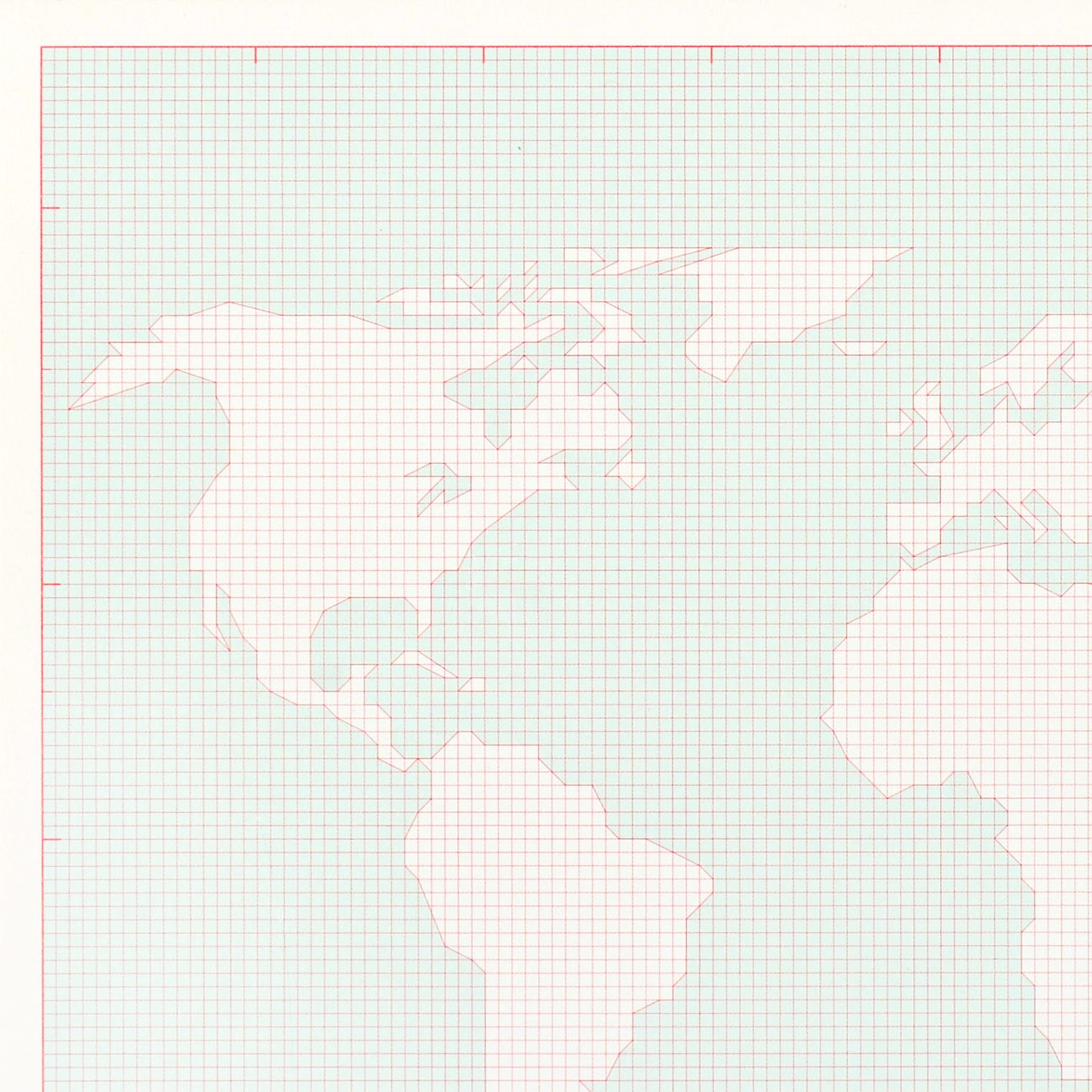 Desk Notepad World Map A4 – GREER Chicago