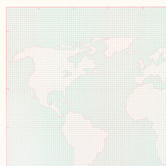 Desk Notepad World Map A4 – GREER Chicago