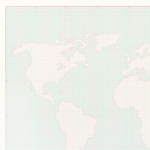 Desk Notepad World Map A4 – GREER Chicago