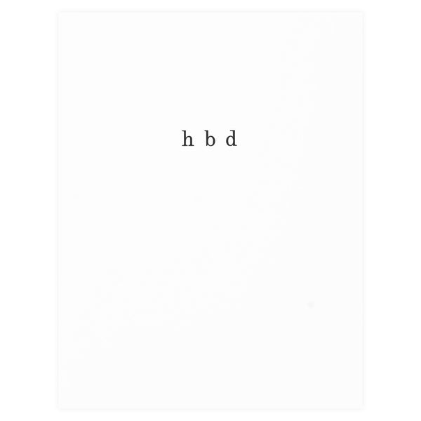 Cult Paper HBD Birthday Card