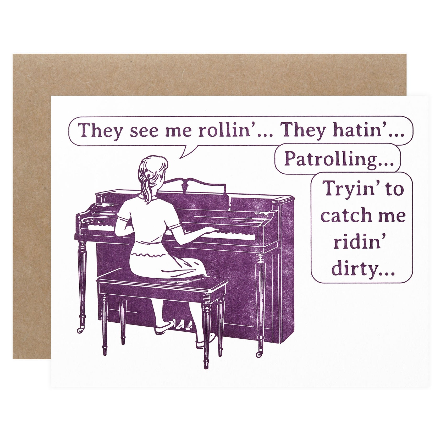 Ridin' Dirty Greeting Card – GREER Chicago