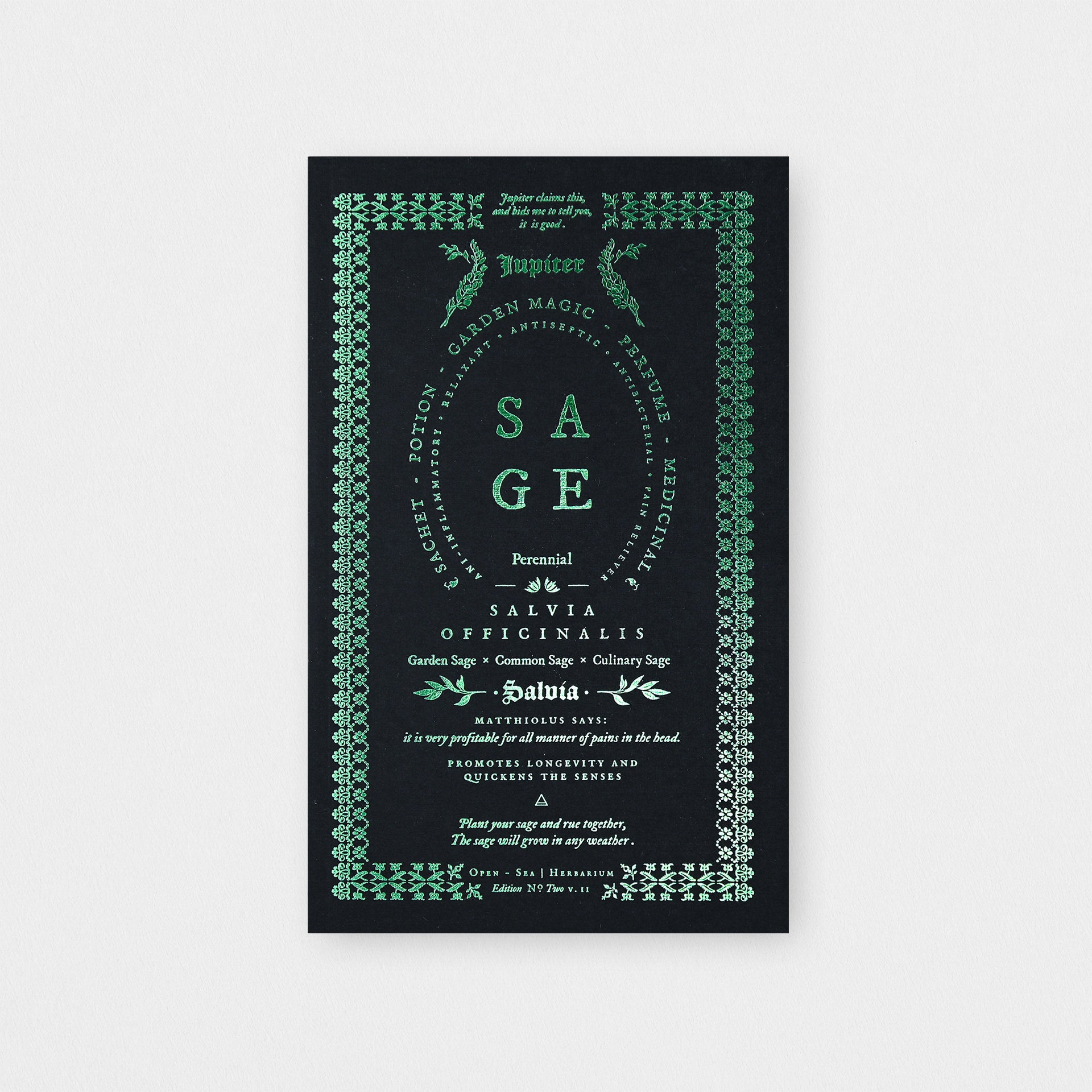 Open Sea Sage Notebook