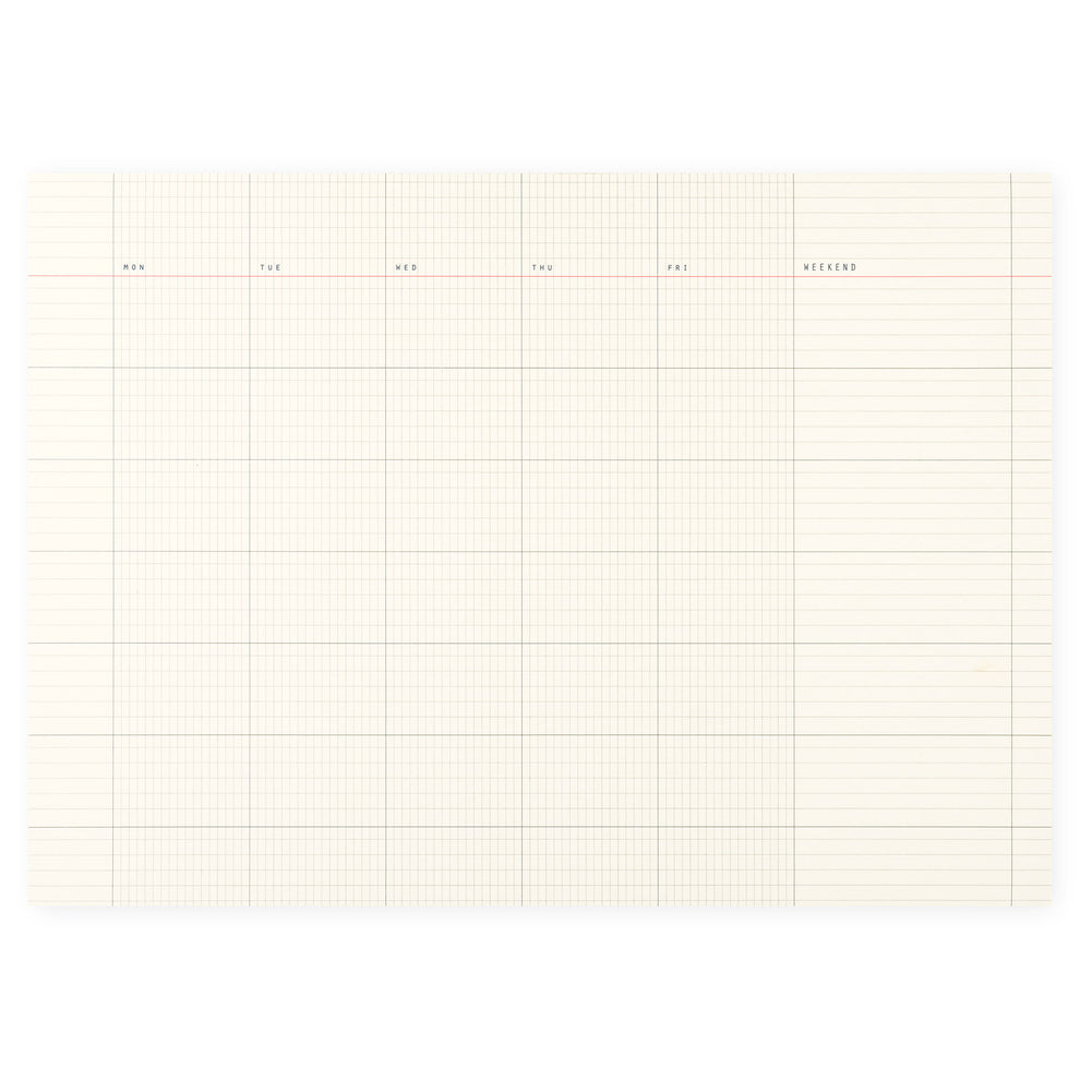 Paperways Desk Notepad Monthly 01 A4 – GREER Chicago